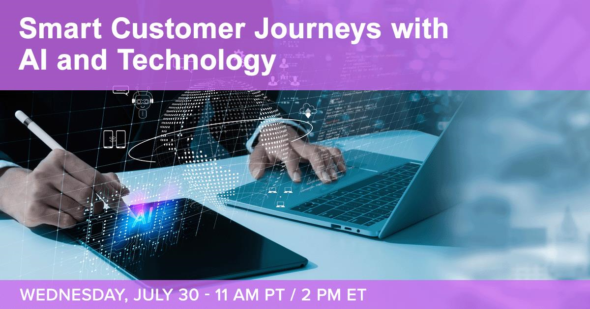 Smart Customer Journeys with AI and Technology - Destination CRM Smart Customer Journeys with AI and Technology - Destination CRM
